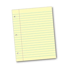 3 Hole Punched Paper