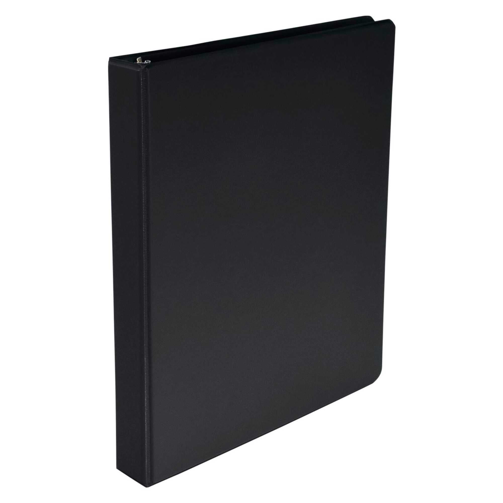 School Smart D Ring Binder, Polypropylene, 1 Inch, Black - Walmart.com