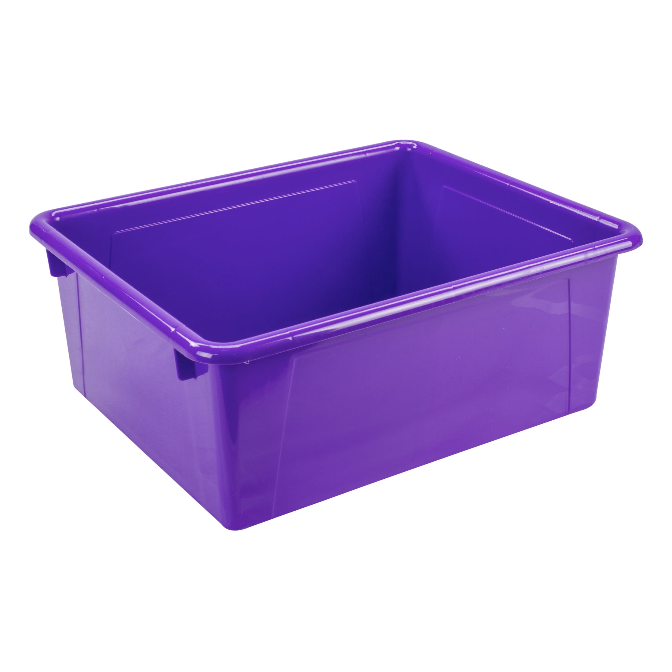 Deep Storage Bin, 10-3/4 x 13-3/8 x 5-1/4 Inches, Violet - Walmart.com