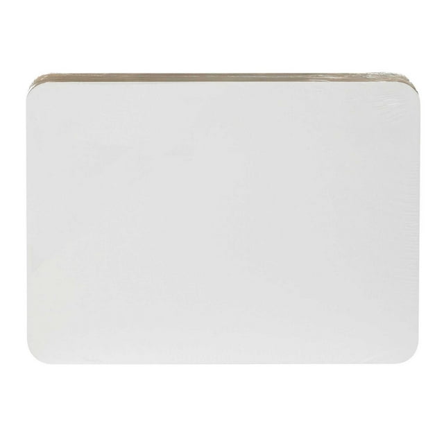 School Smart Dry-Erase Student Boards, Unruled, 9 x 12 Inches, White ...