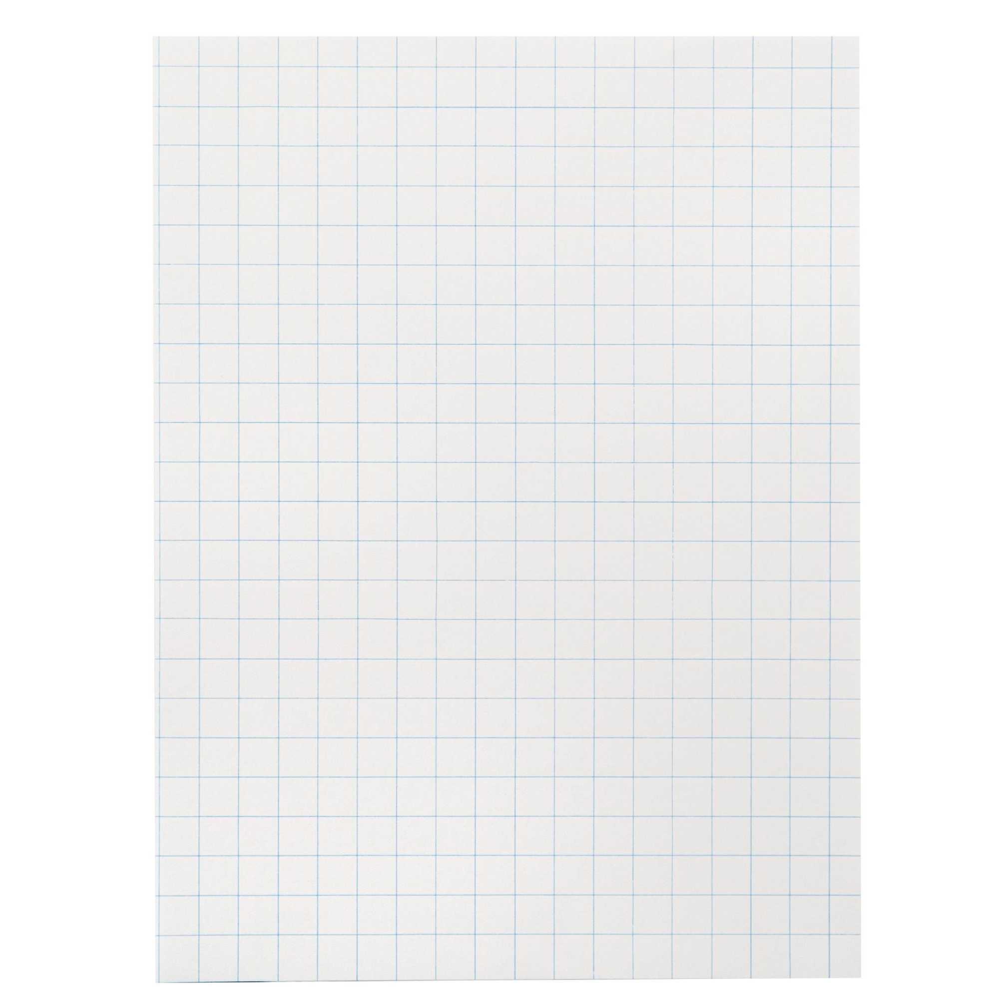 School Smart Graph Paper, 1/2 Inch Rule, 9 x 12 Inches, White, 500 ...