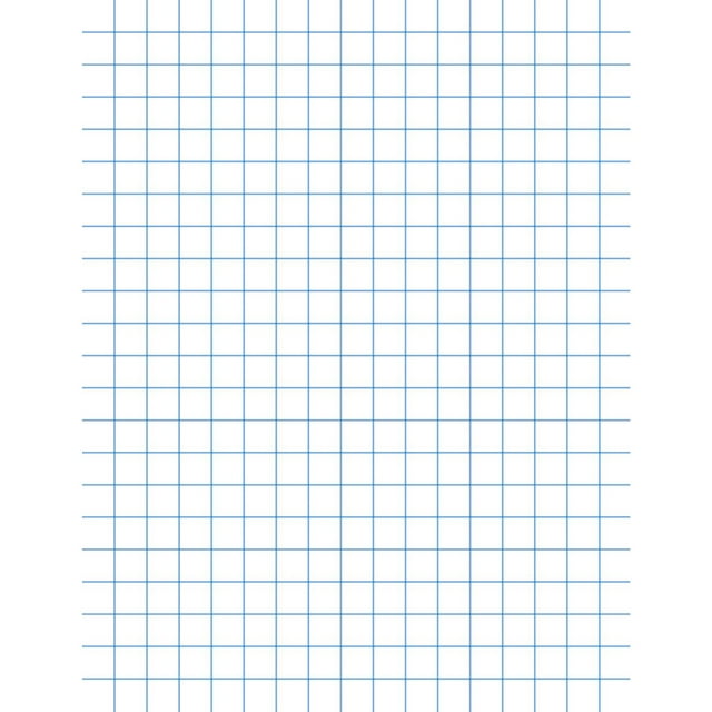 School Smart Graph Paper, 8-1/2 x 11 Inches, 1/10 Inch Ruling, White ...
