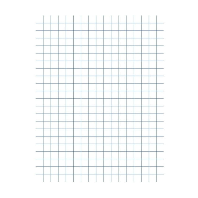 School Smart Graph Paper, 8-1/2 x 11 Inches, 1/10 Inch Ruling, White ...