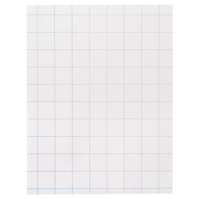 School Smart Standard Bulk Package Graph Paper, 8-1/2 x 11 Inches, 15 ...