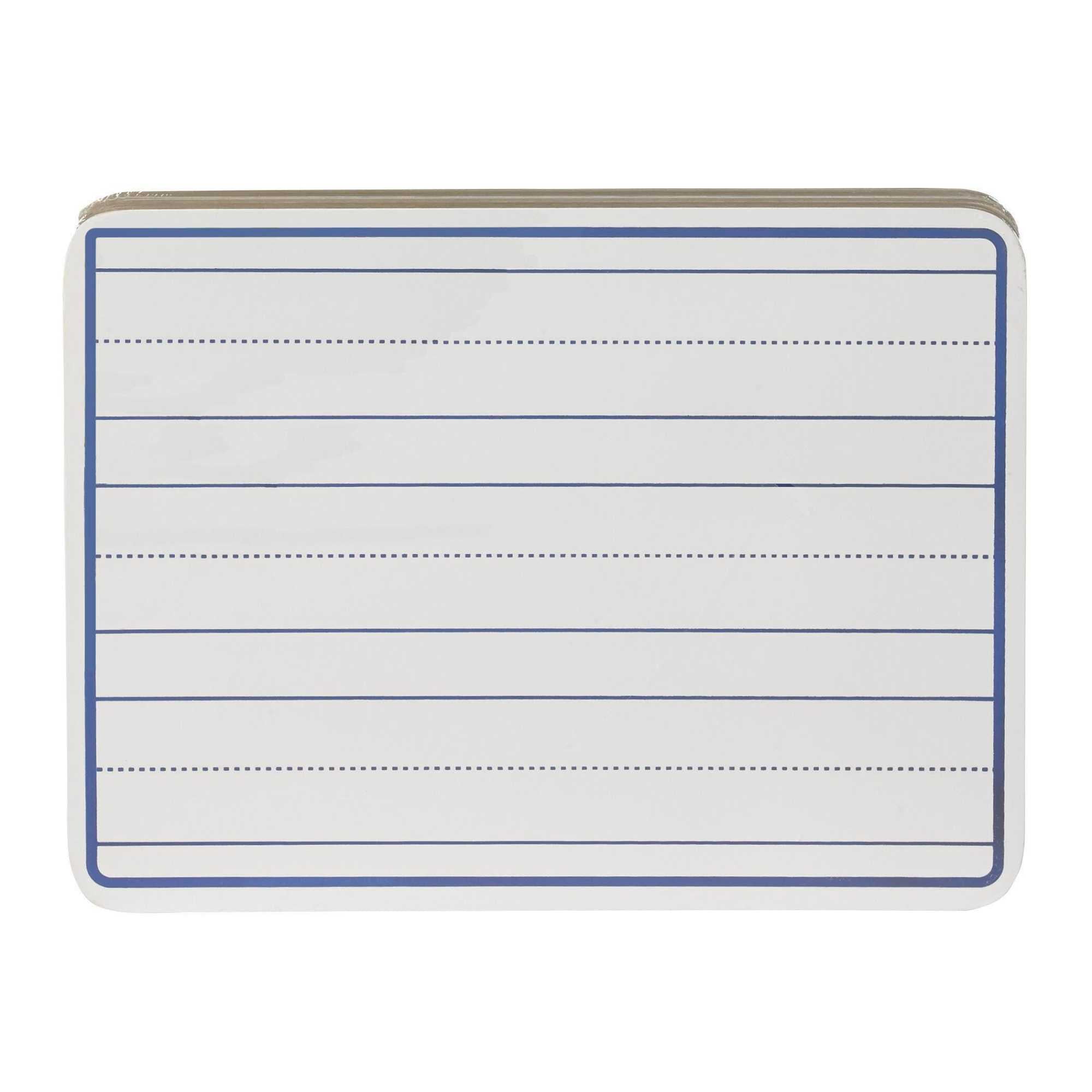School Smart Lined Dry Erase Boards, Ruled, 9 x 12 Inches, Pack of 30 ...