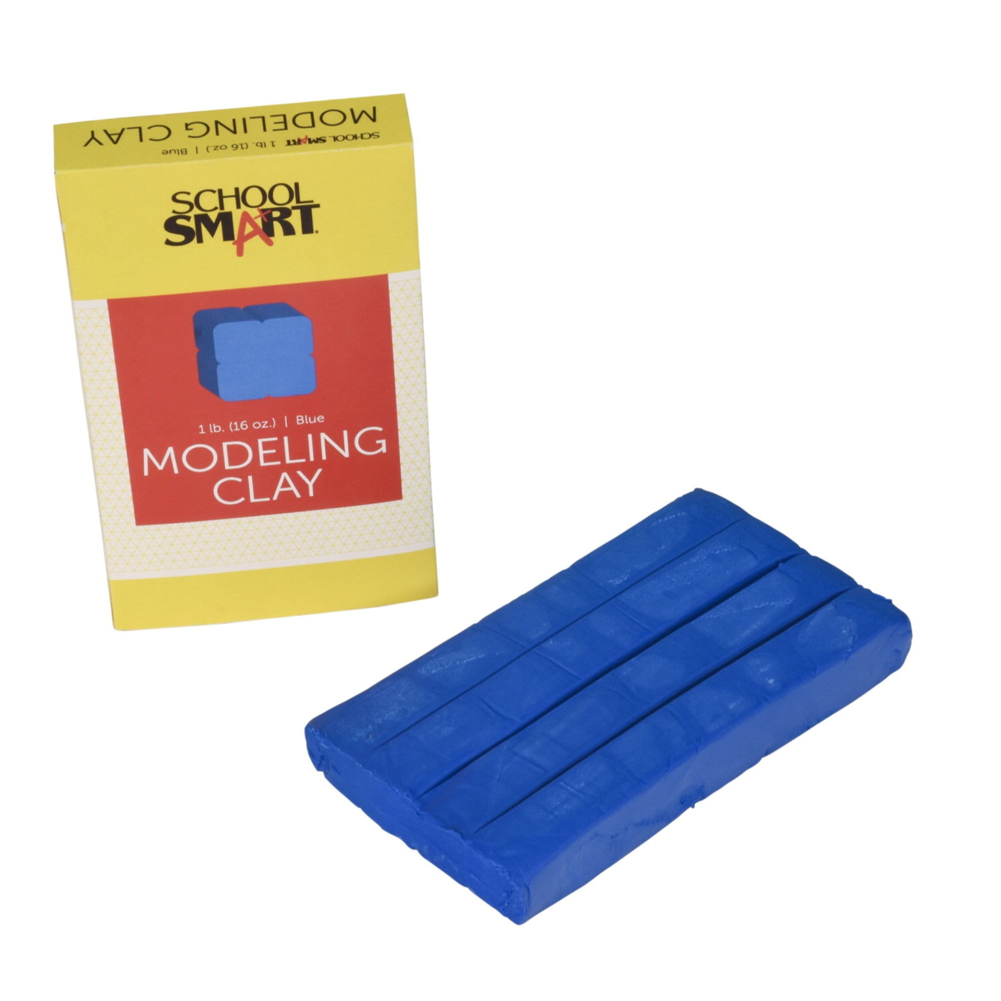 School Smart Modeling Clay, 1 Pound, Blue - Walmart.com