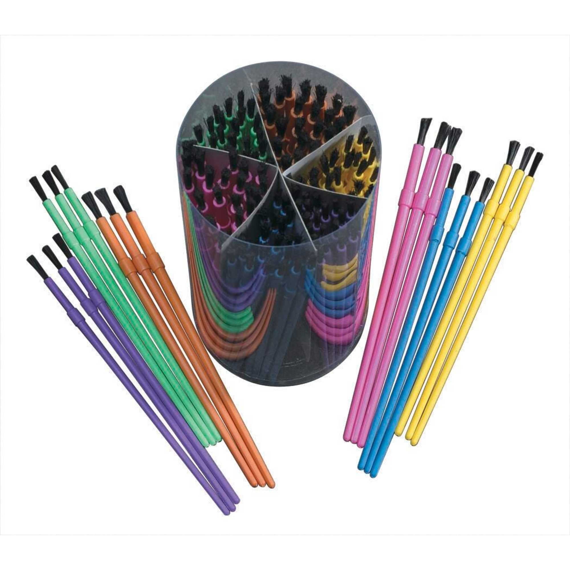 School Smart Multi-Purpose Paint Brush Assortment, Set of 144 - Walmart.com