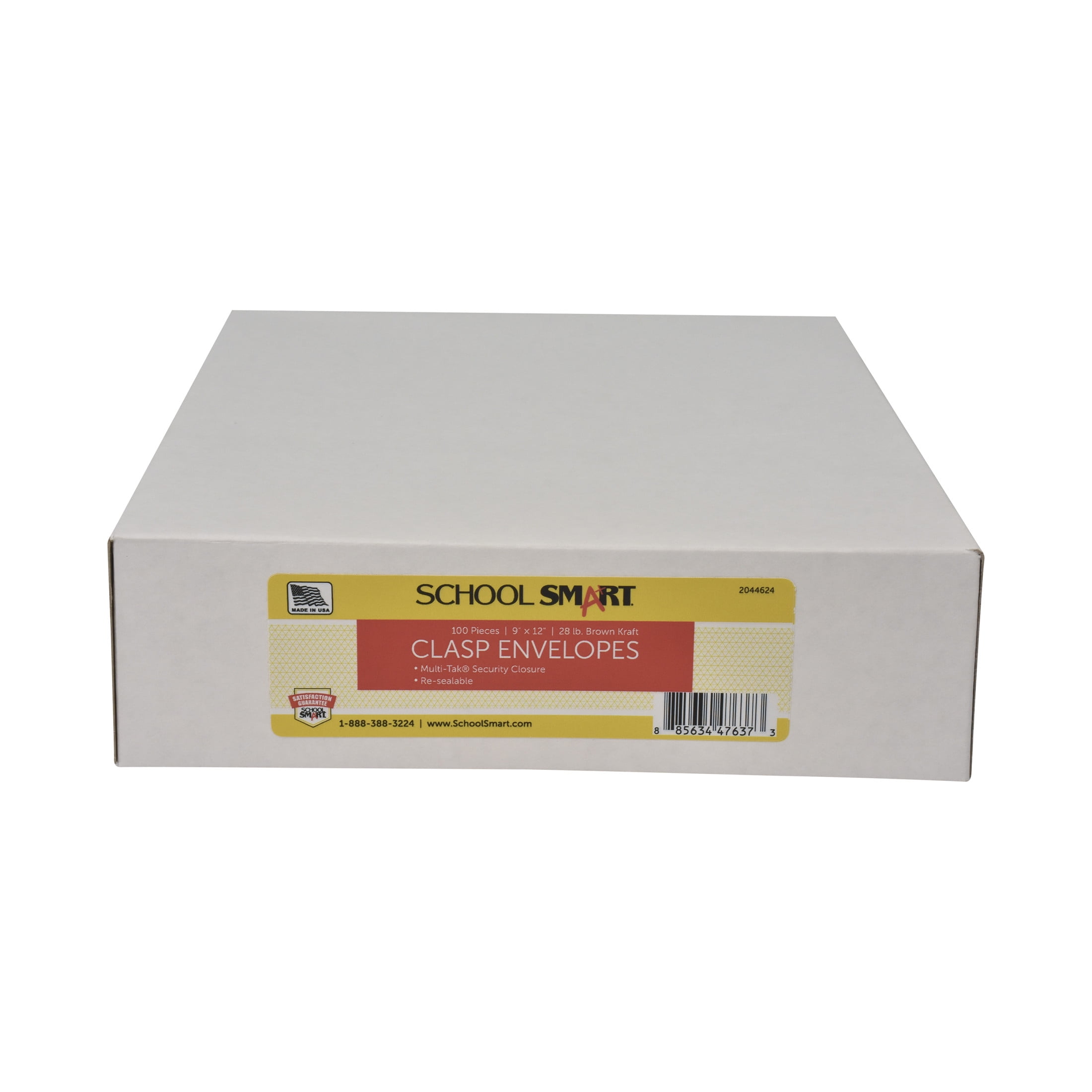 Multi Tak Clasp Envelopes, 9 x 12 Inches, Kraft Brown, Box of 100 ...