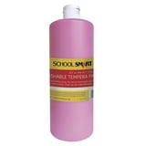School Smart Non-Toxic Washable Tempera Paint, 1 qt Plastic Bottle ...
