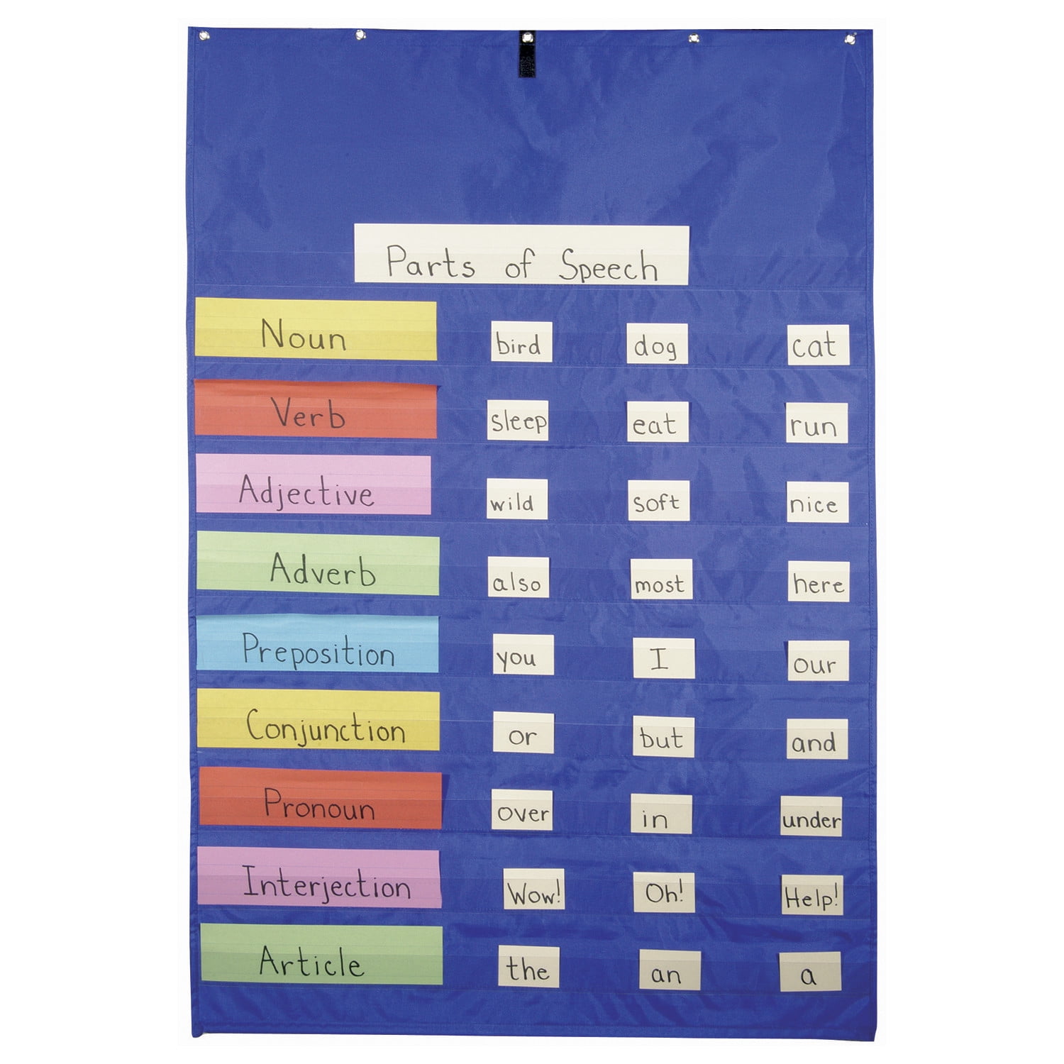 Original Pocket Chart with 10 Pockets, 50 x 34 Inches - Walmart.com