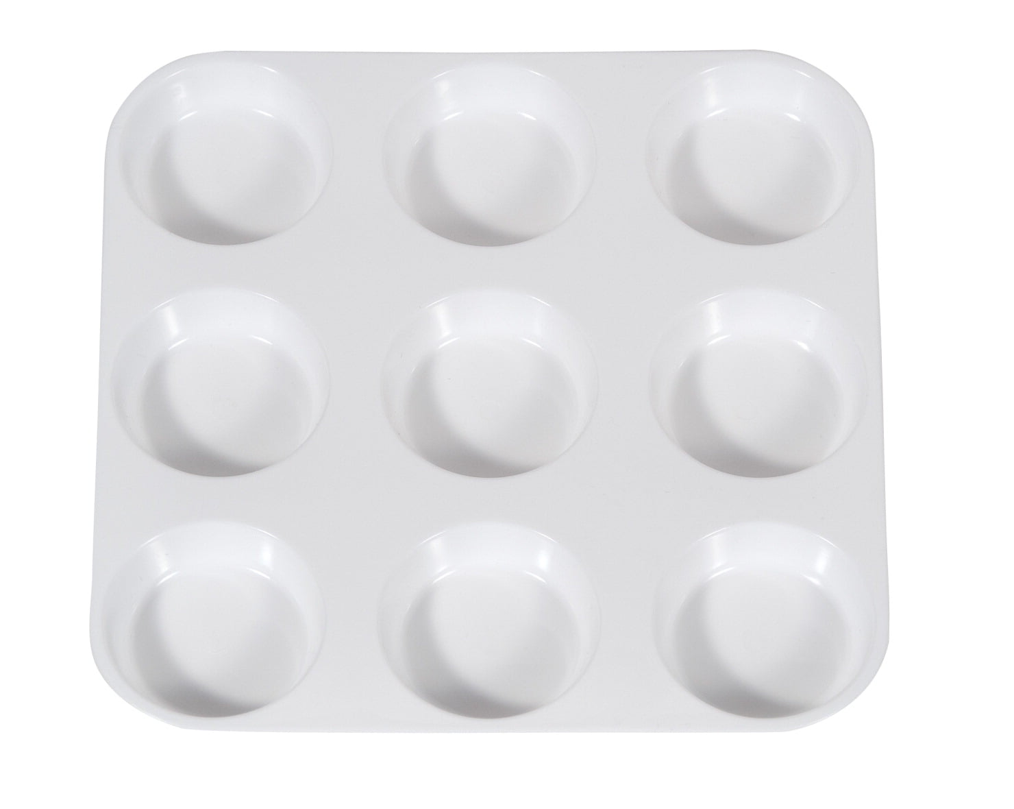 School Smart Paint Tray With 9 Wells- White - Walmart.com