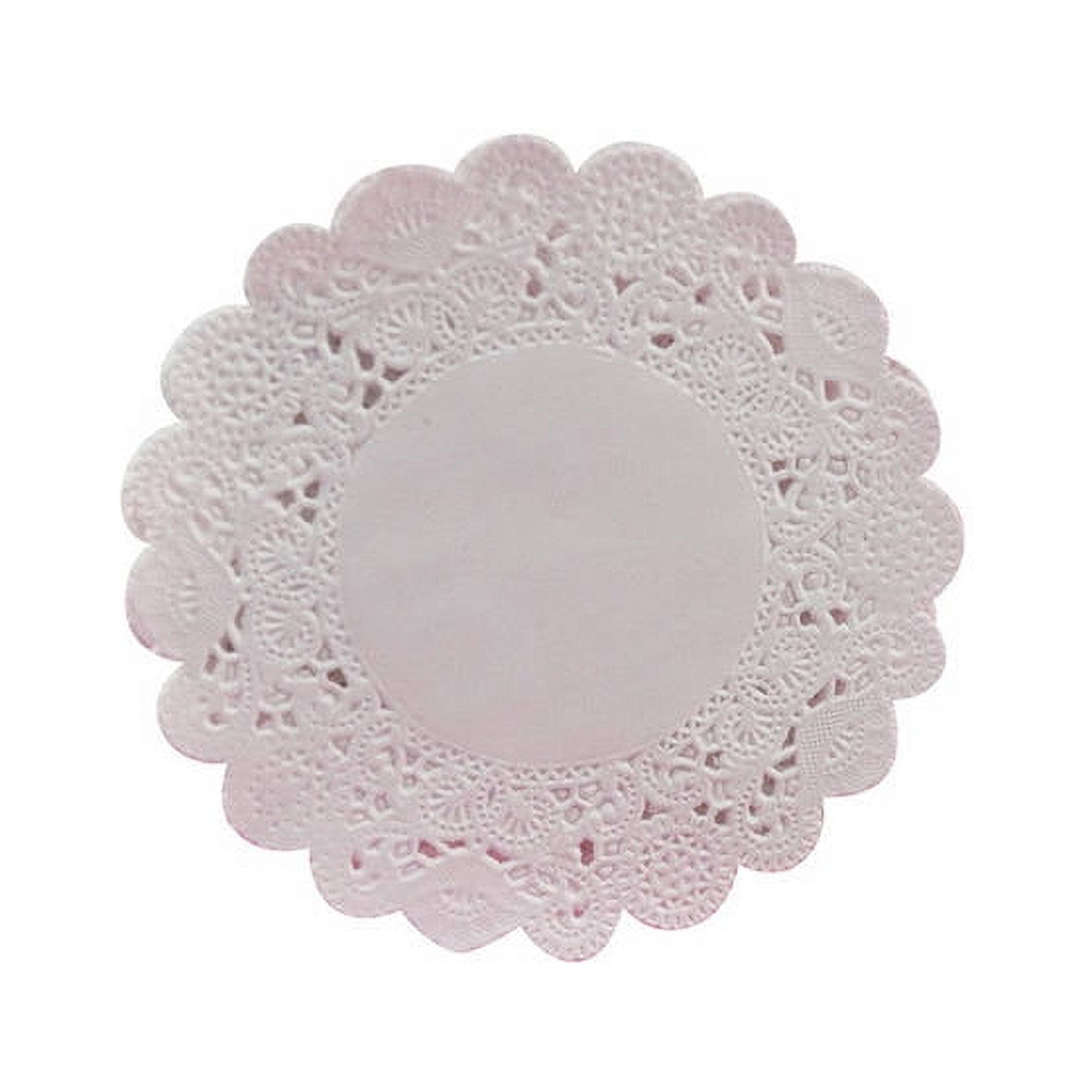 School Smart Paper Die-Cut Round Lace Doily, 4", White, 100pk - Walmart.com