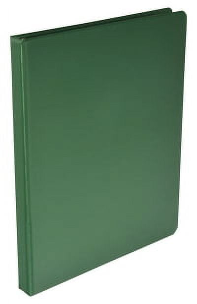 School Smart Green 1/2 Inch Polypropylene Round Ring Binder with ...