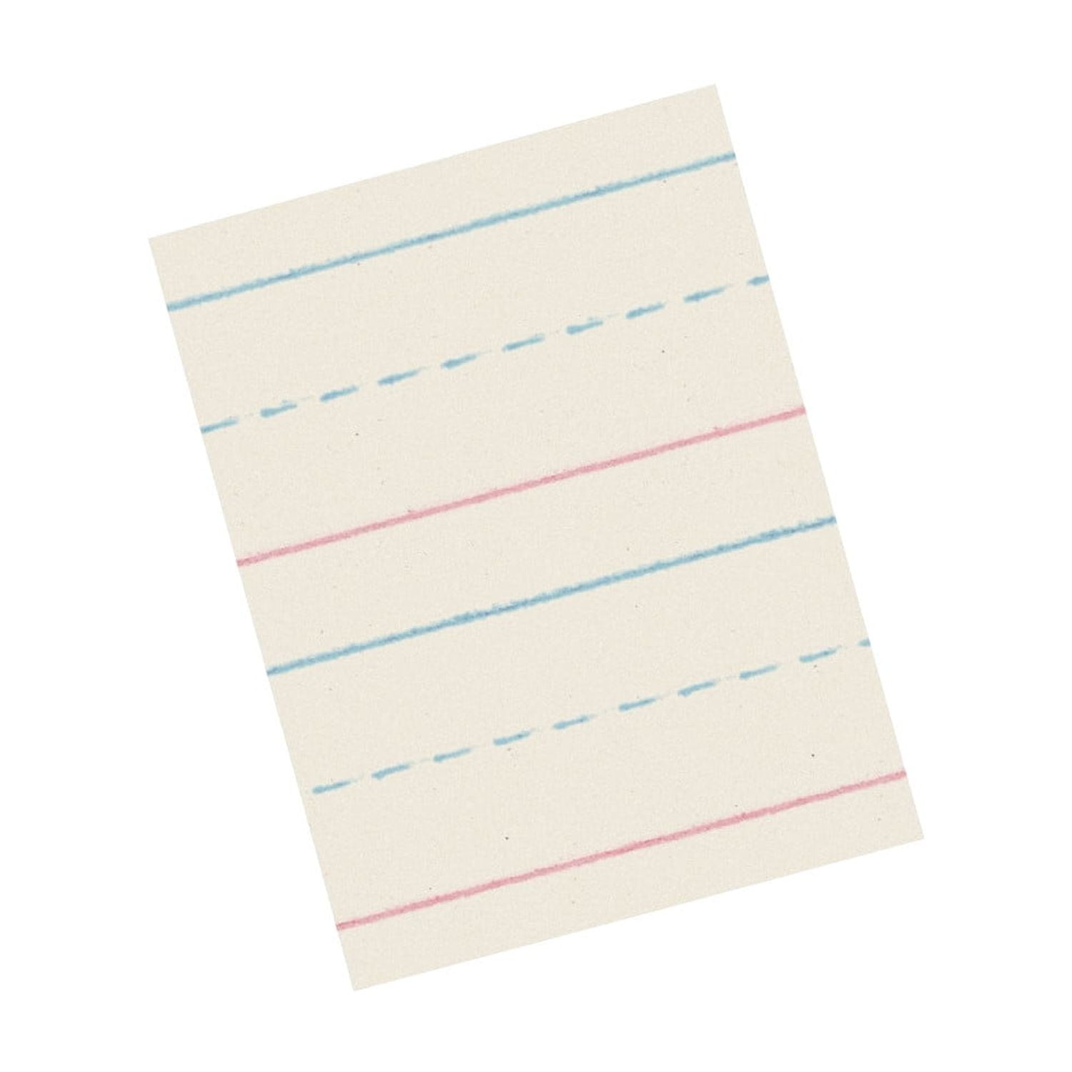 Red & Blue Storybook Paper, 5/8 Inch Ruled Long Way, 18 x 12 Inches ...