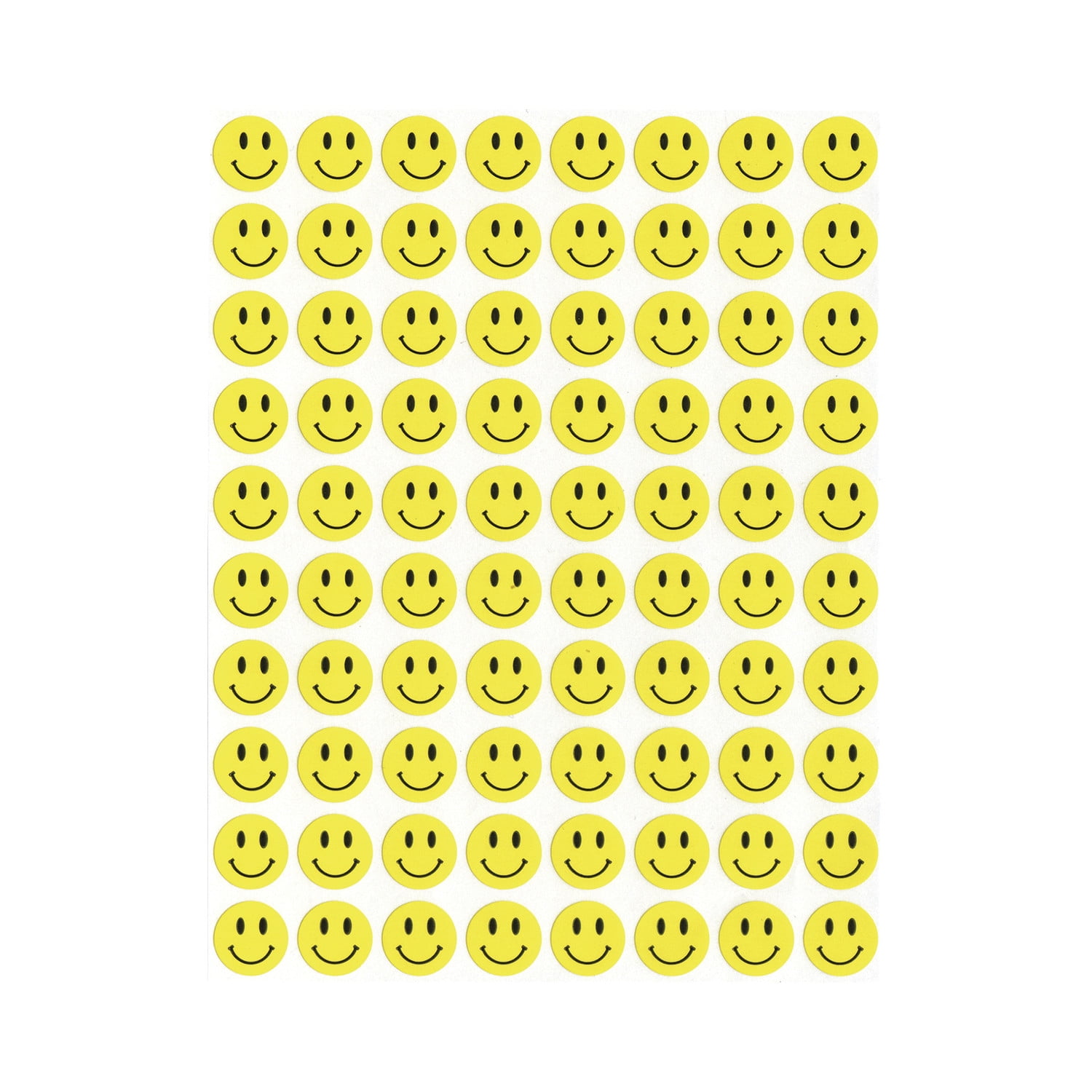 Smiley Face Mixed Emoji Stickers, 50 Sheets, Pack of 1780 - Walmart.com