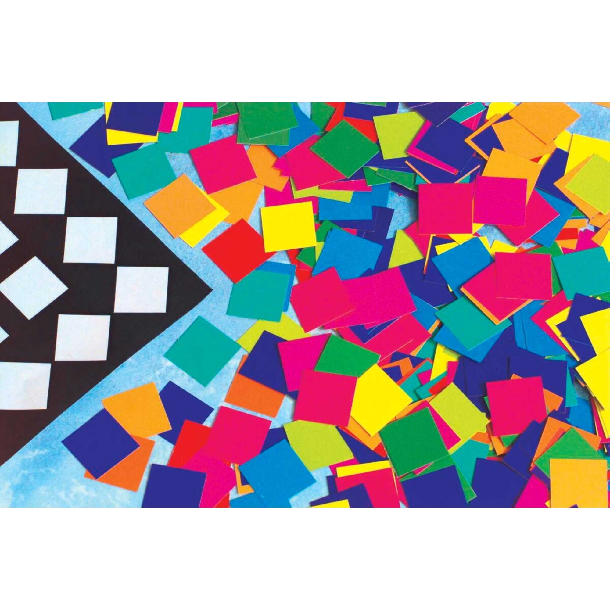 School Smart Spectrum Paper Mosaic Squares, 3/4 Inches, Pack of 4000 ...
