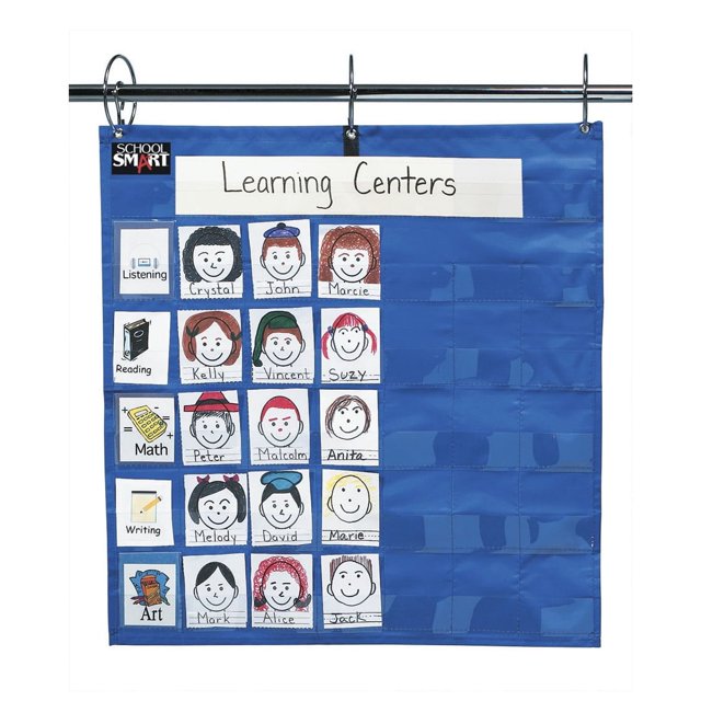 Student Group Pocket Chart, 35 Pockets, 27 x 26 Inches - Walmart.com