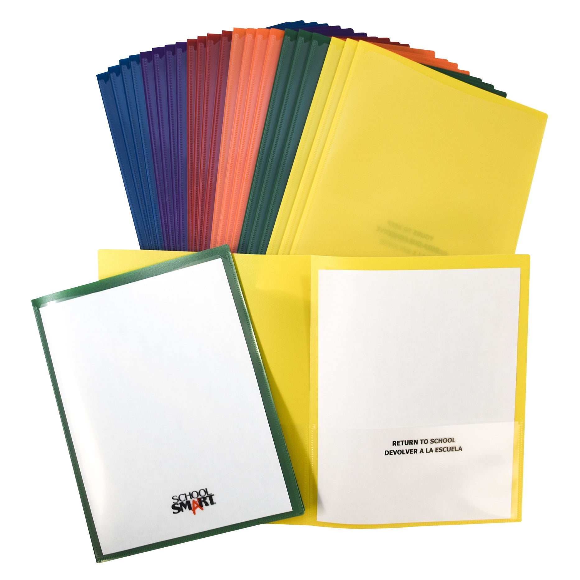Take Home Folders, Assorted Colors, Set of 24 - Walmart.com
