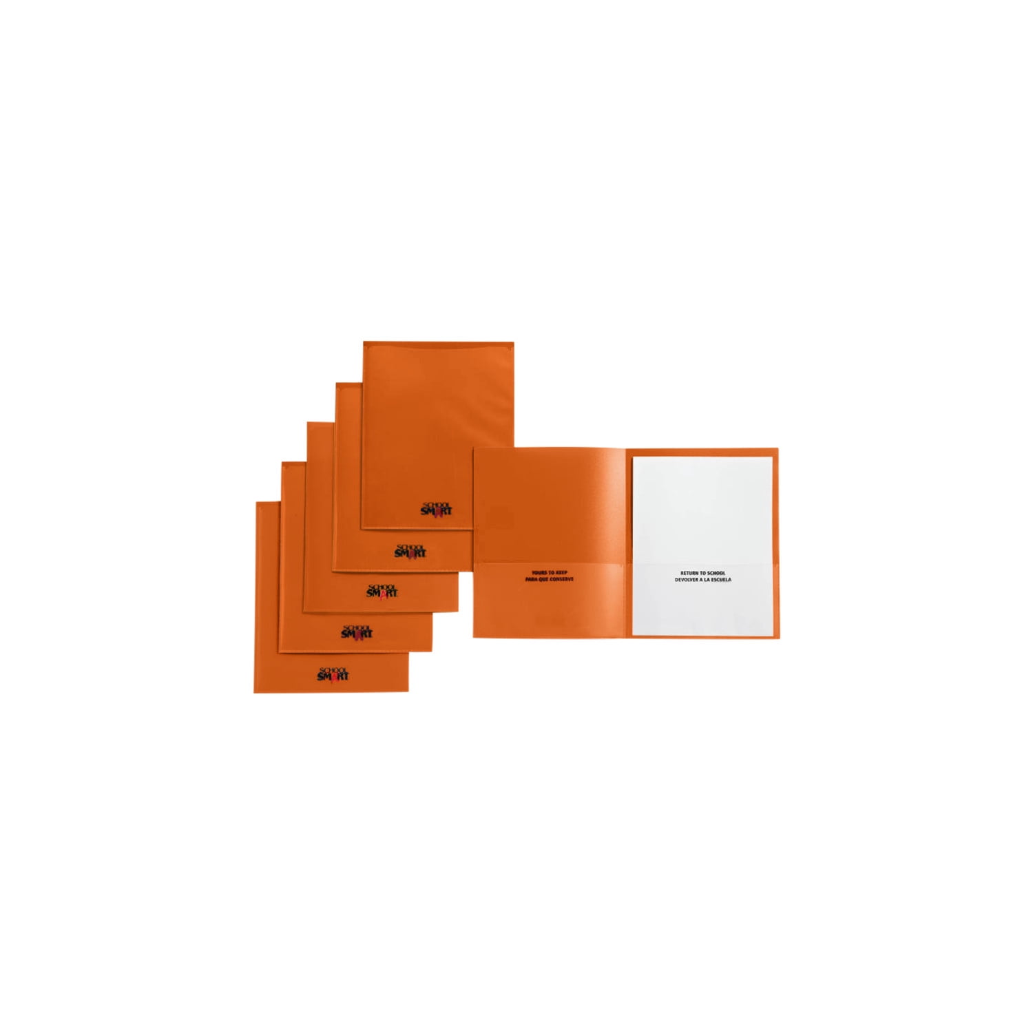 Take Home Folder, Orange, Set of 24 - Walmart.com