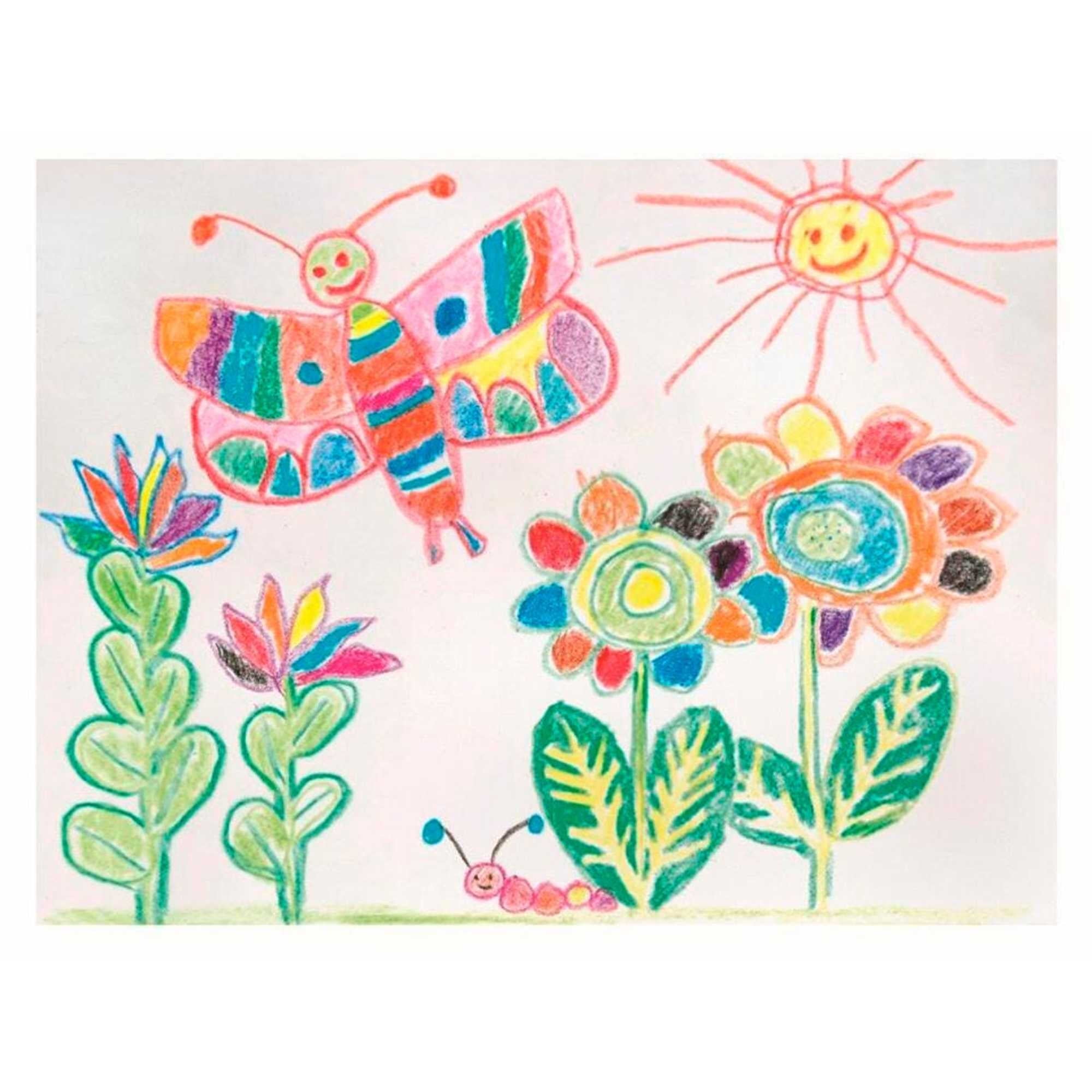 School Smart Value Drawing Paper, 50 lb, 9 x 12 Inches, Soft White ...
