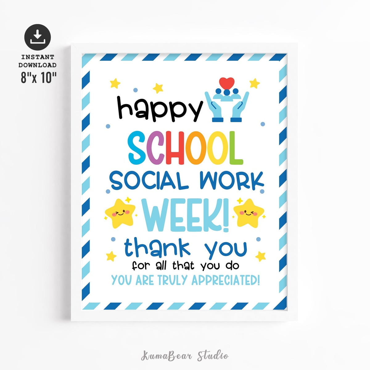 School Social Work Appreciation Sign Printable, School Social Worker ...