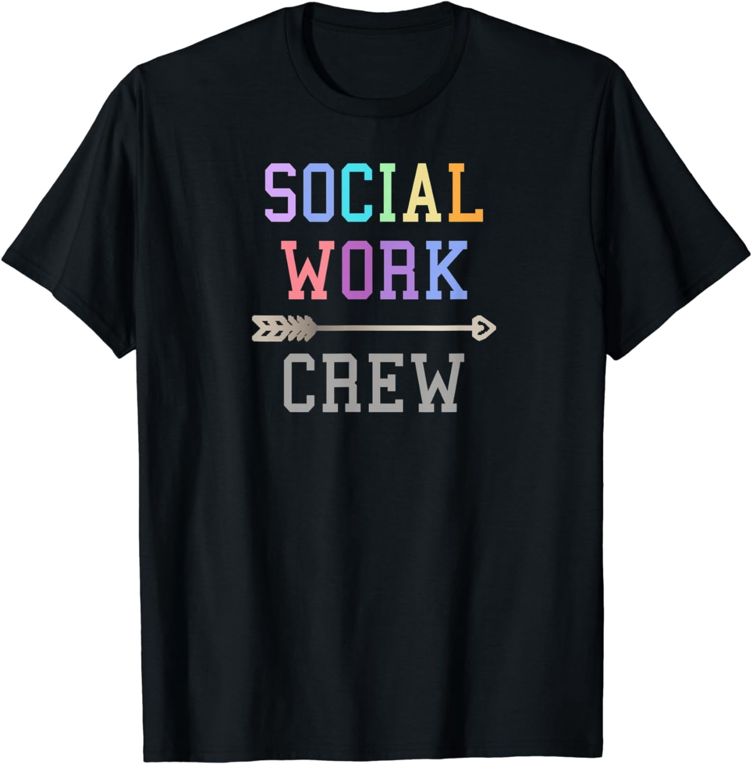 School Social Worker Counseling Team Counselor Work Crew T-Shirt ...