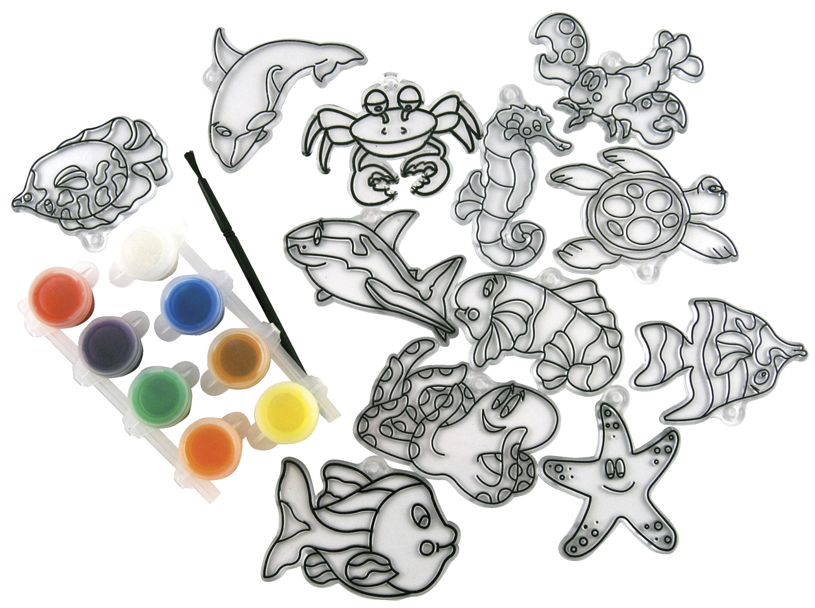 School Specialty Suncatcher Group Pack, 3 - 3-1/2 in, Pack of 12 ...