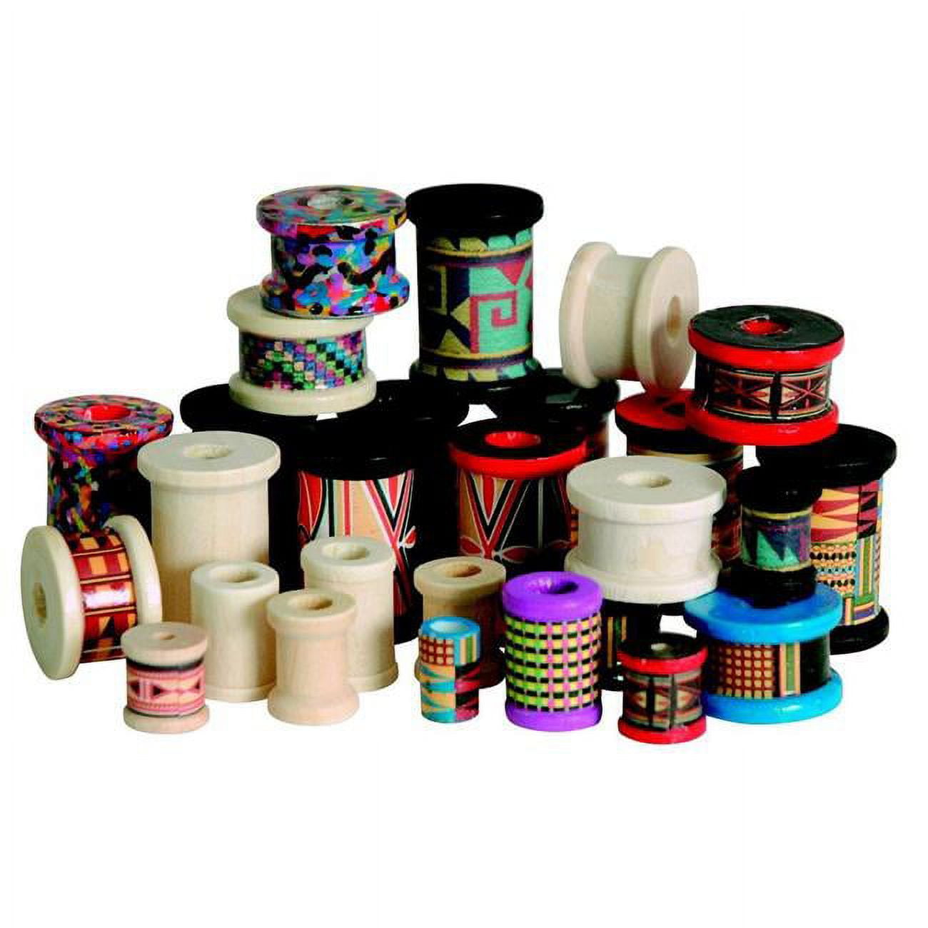 Stanislaus Wood Craft Spool Assortment, 50 to 100 Spools - Walmart.com