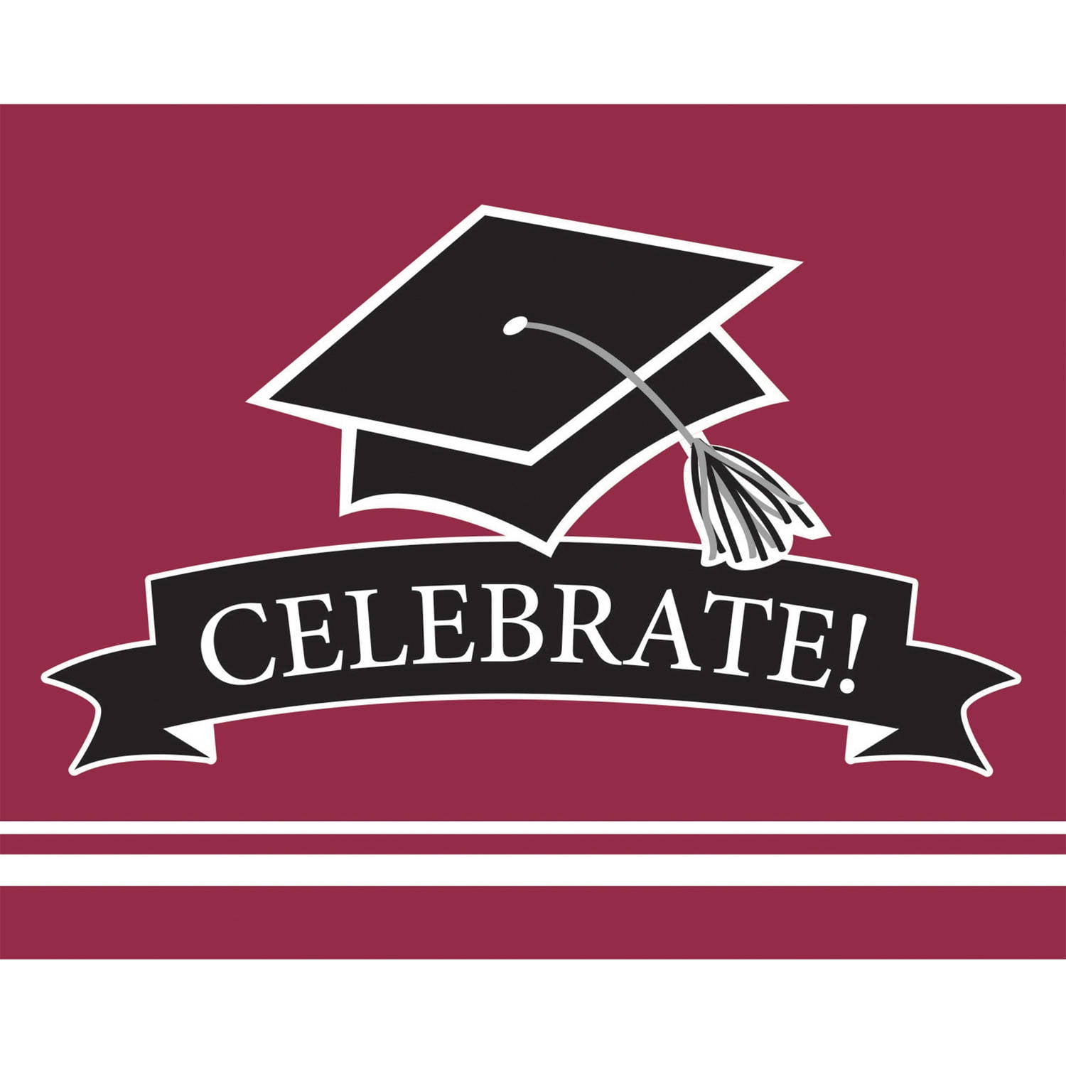 School Spirit Burgundy Invitations, 25pk - Walmart.com
