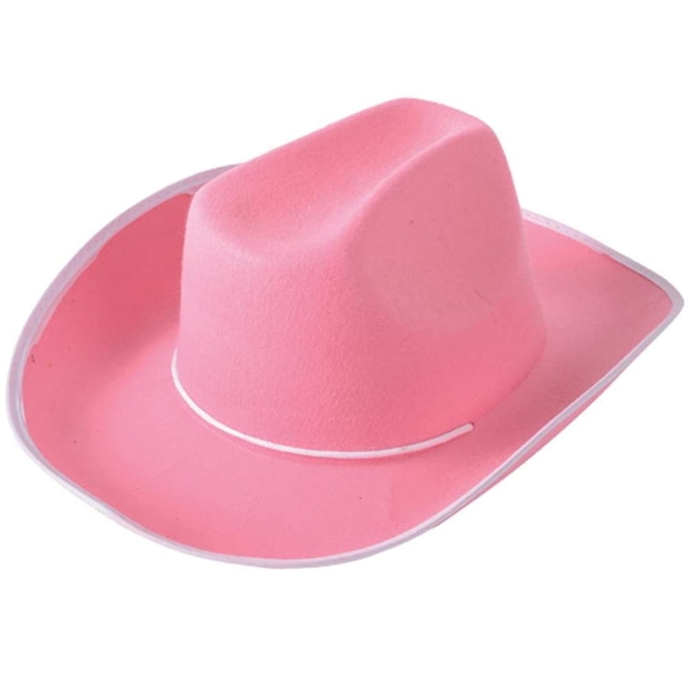 School Sprit Felt Cowboy Pink Plastic Party Hats - Walmart.com