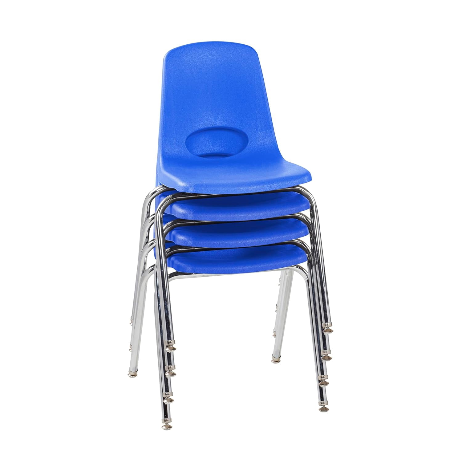 School Stack Chair Stacking Student Seat with Chromed Legs and Nylon ...