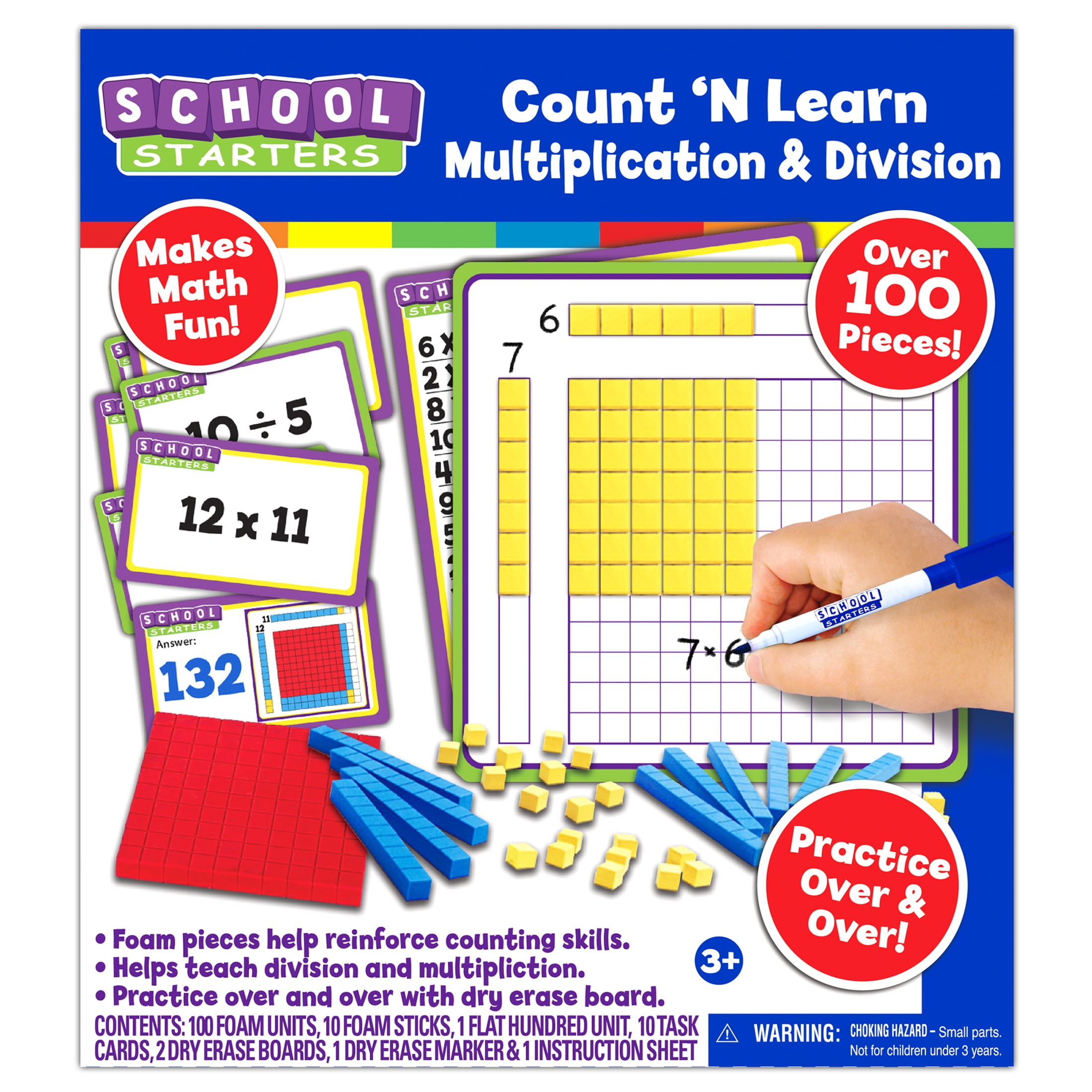 School Starters Count Learn Multiplication Division - Walmart.com