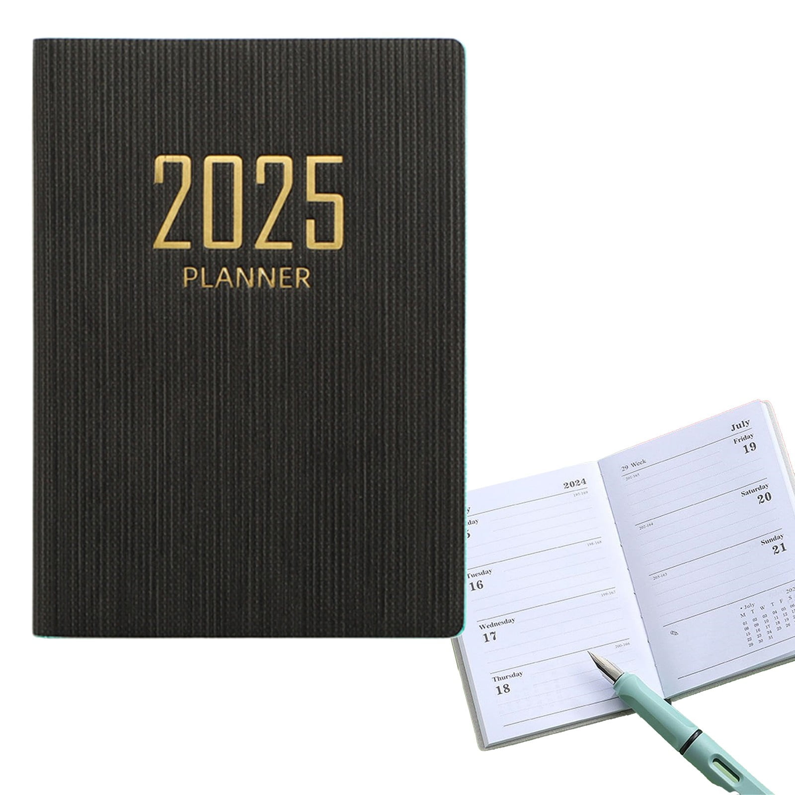 School Supplies A7 Mini Notebook, Daily Planner Undated,With Hourly ...