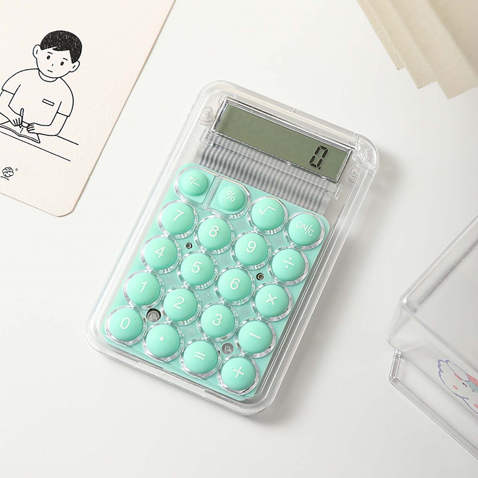 School Supplies Basic Standard Calculators Mini Digital Desktop ...