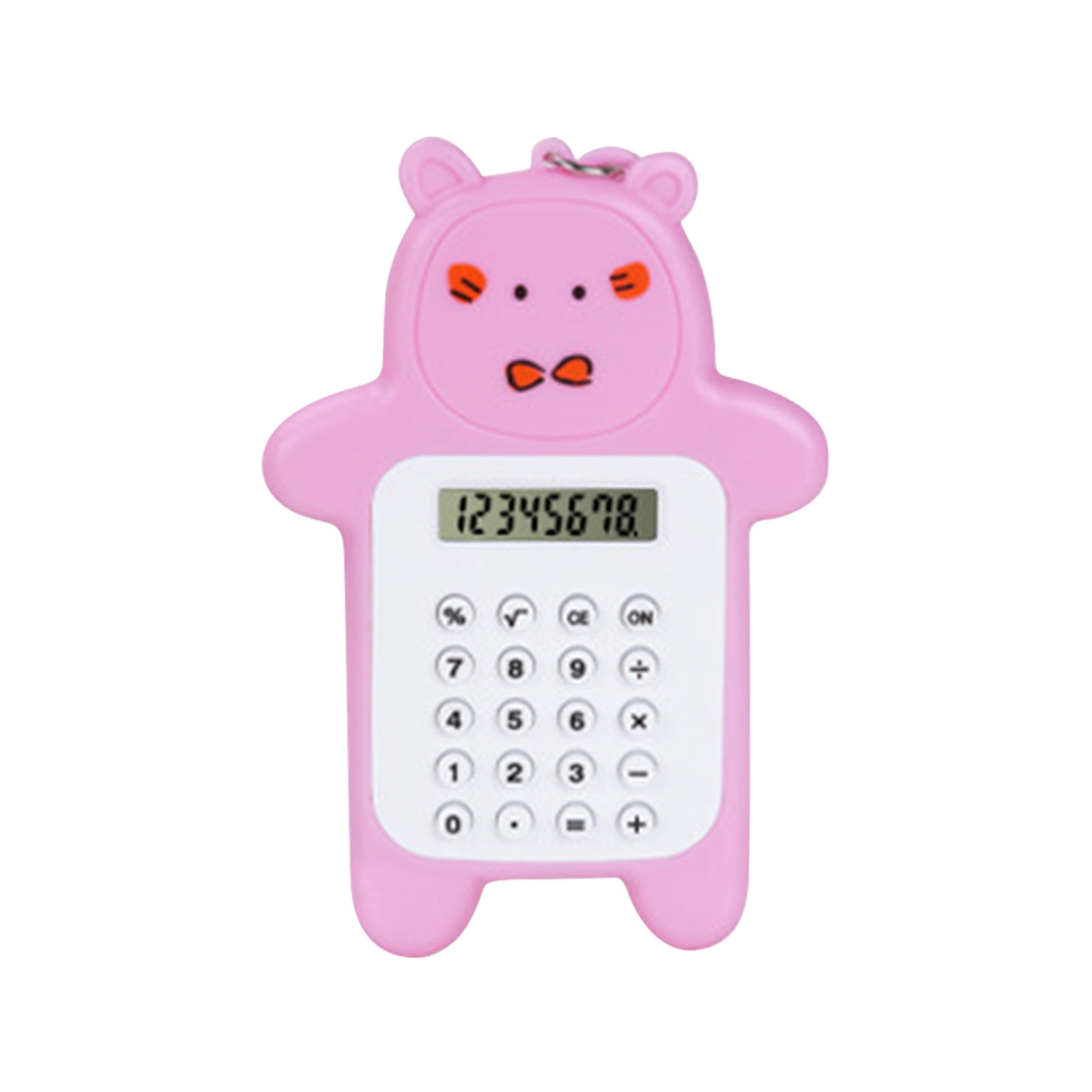 School Supplies Cute Bear Calculator, Basic Button Battery Powered ...