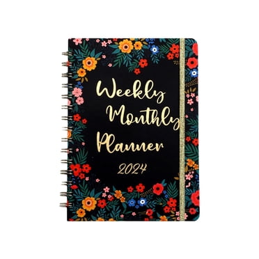 PBAZIH 2025 Personalized Flower Schedule Planner, Weekly and Monthly ...