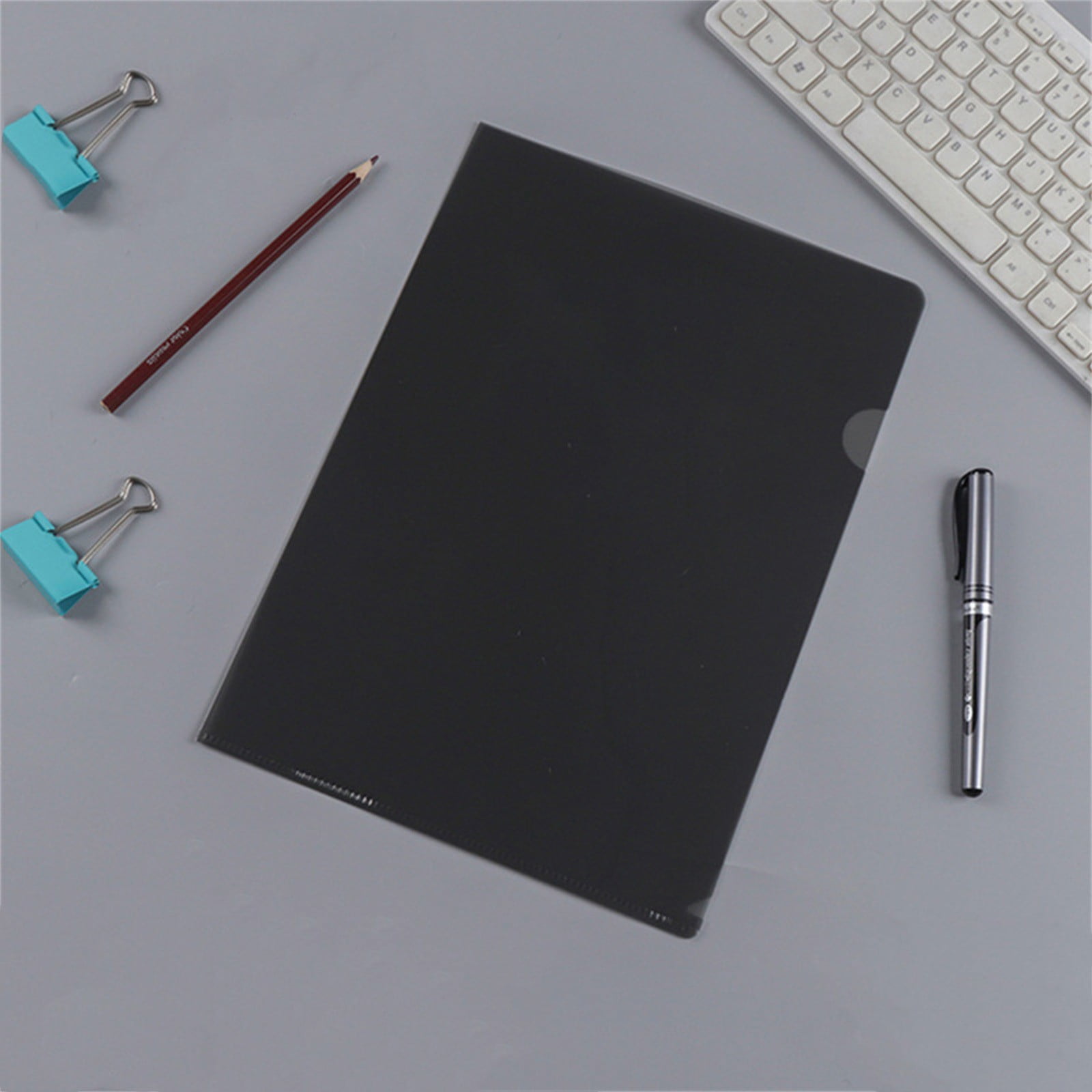 School Supplies File Folder L Type Plastic Folder Project Pockets ...