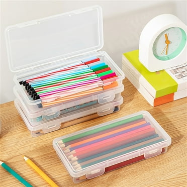 Sterilite Small Pencil Box Plastic, Clear - Walmart.com