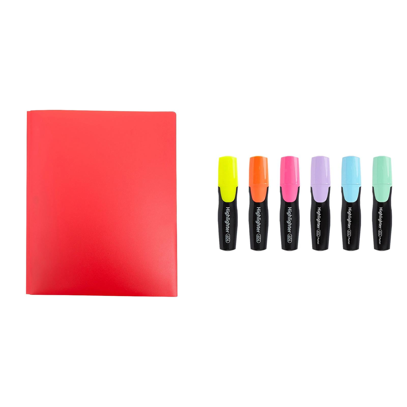 School Supplies Office Supplies Dunwell Colored Plastic Folder With ...