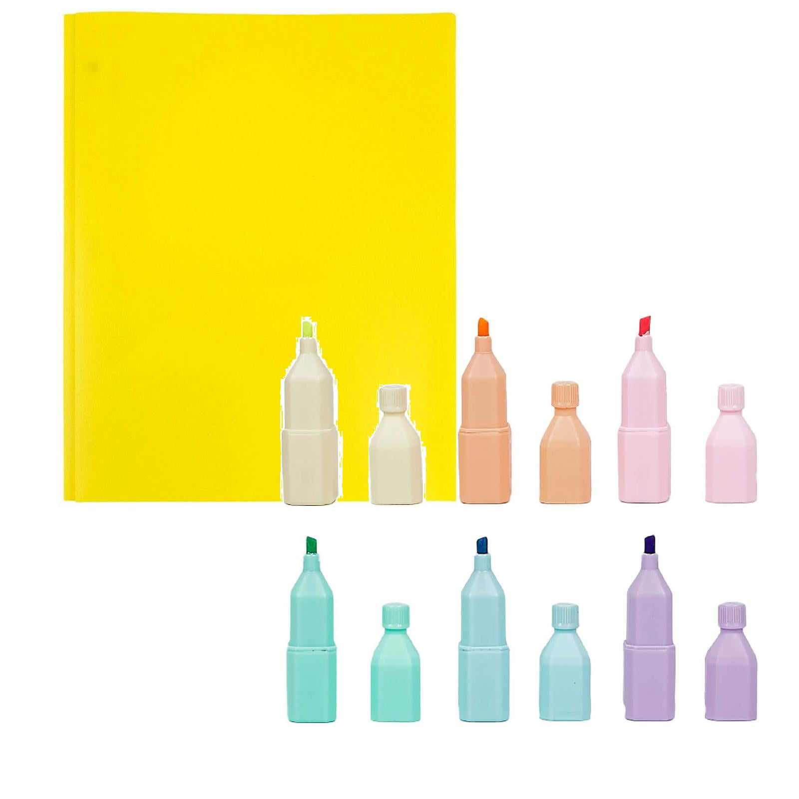 School Supplies Pen Dunwell Colored Plastic Folder With Pockets And ...