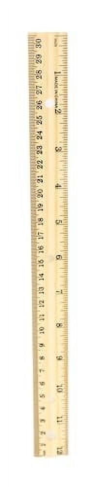 School Supply Boxes | 12" Wooden Rulers – 50 Pack, Binder Hole Design ...