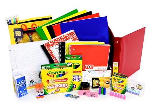 School Supply Boxes | Elementary School Essentials Back to School Kit ...