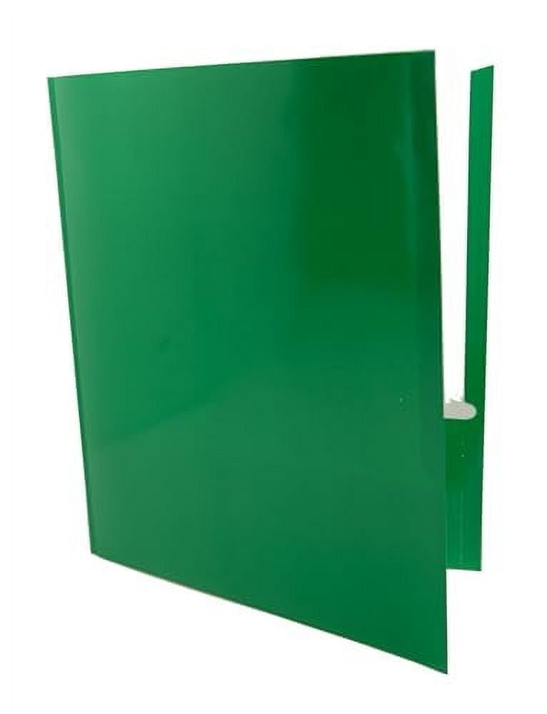 School Supply Boxes | (Green) Three Prong, Two Pocket Folders | 20 Pack ...