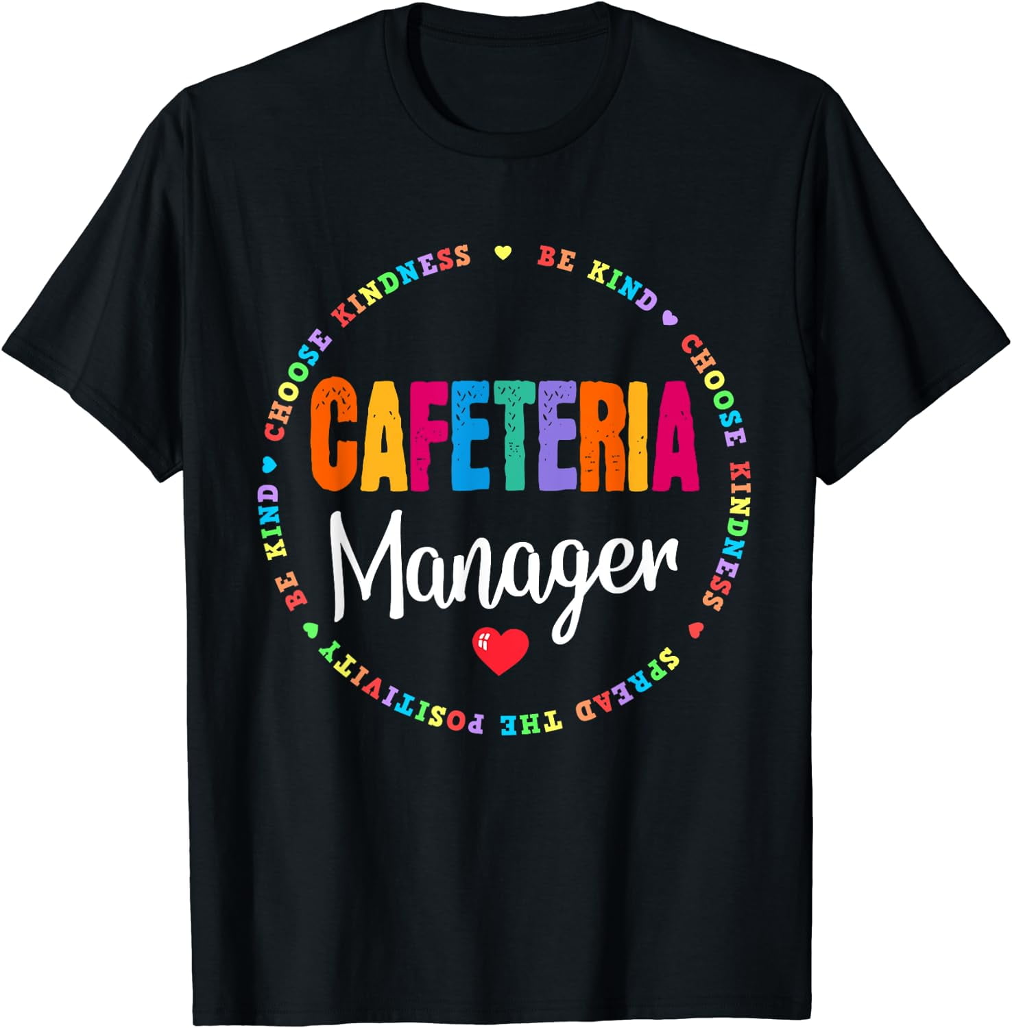 School Support Team Matching Cafeteria Manager Squad Crew T-Shirt ...