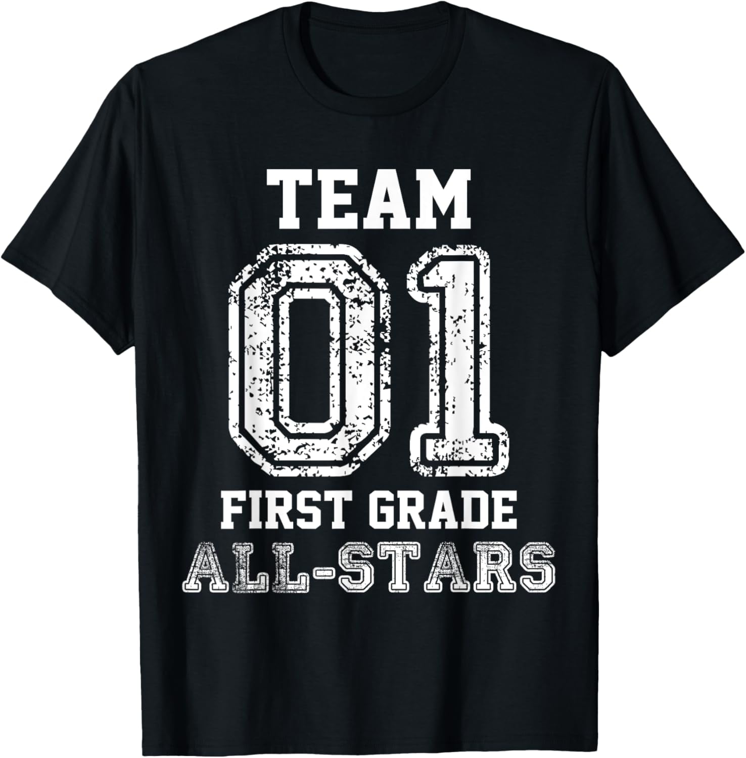School Team 1st Grade All-Stars Sports Jersey T-Shirt - Walmart.com