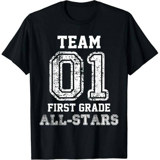 School Team 1st Grade All-Stars Sports Jersey T-Shirt - Walmart.com