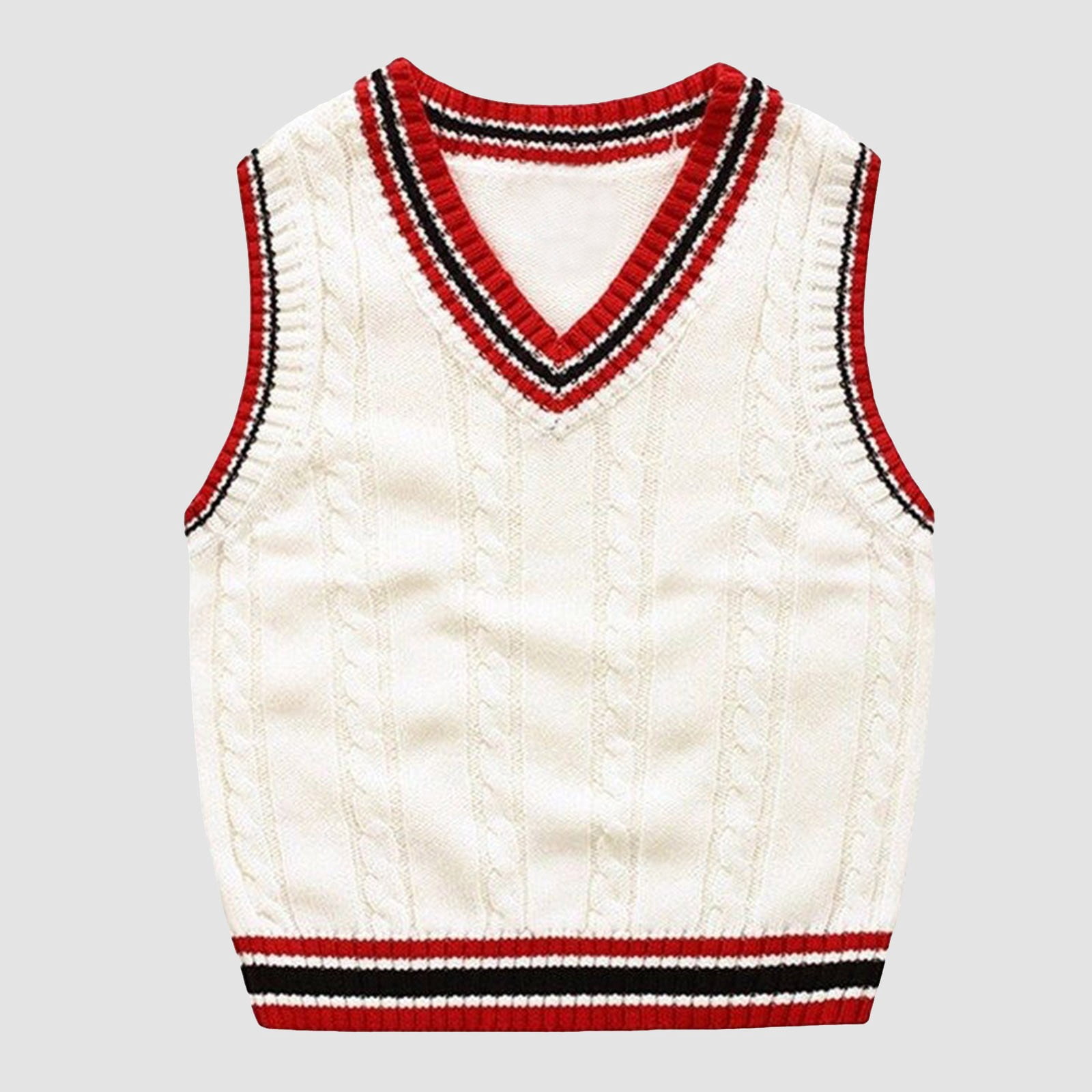 School Uniform Sweater Toddler Baby Boys Girls Vest Solid V-Neck ...