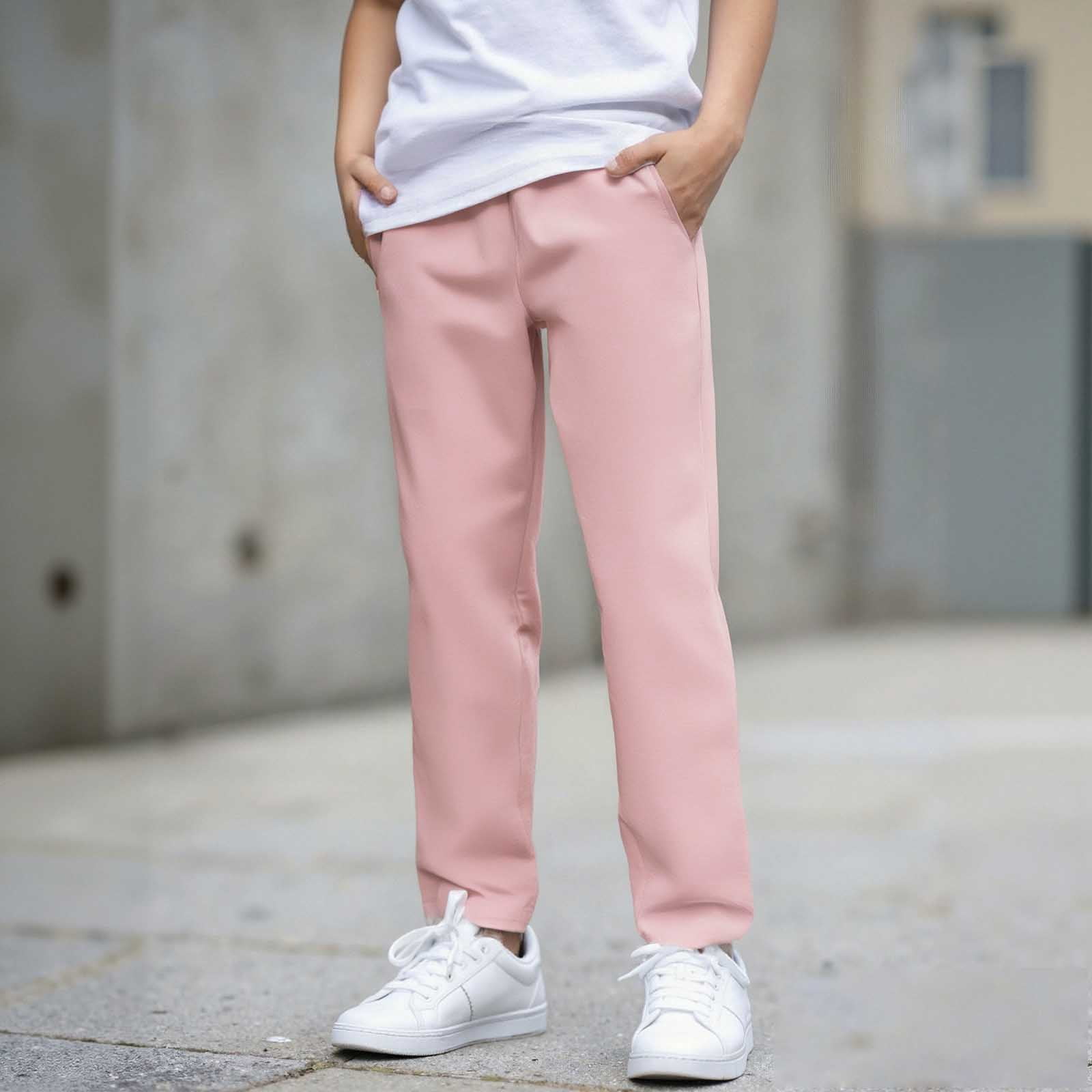 School Uniforms for Boys Straight Pants with Pockets Pull on Chino ...
