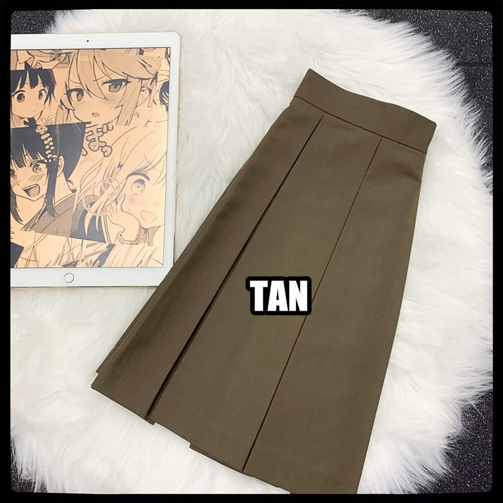 School Uniforms Girls Solid Color Pleated JK Suit High School Sweet ...