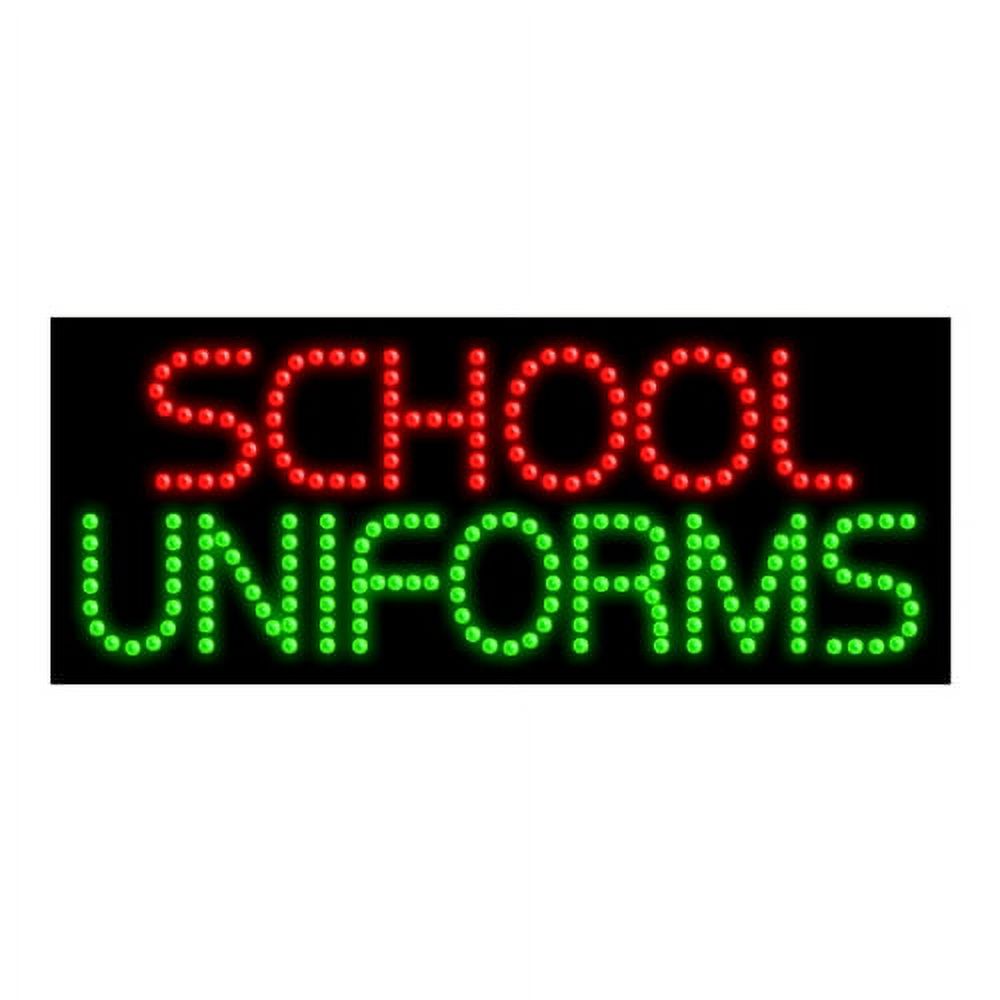 School Uniforms-LED Dots Sign Made in USA - Walmart.com